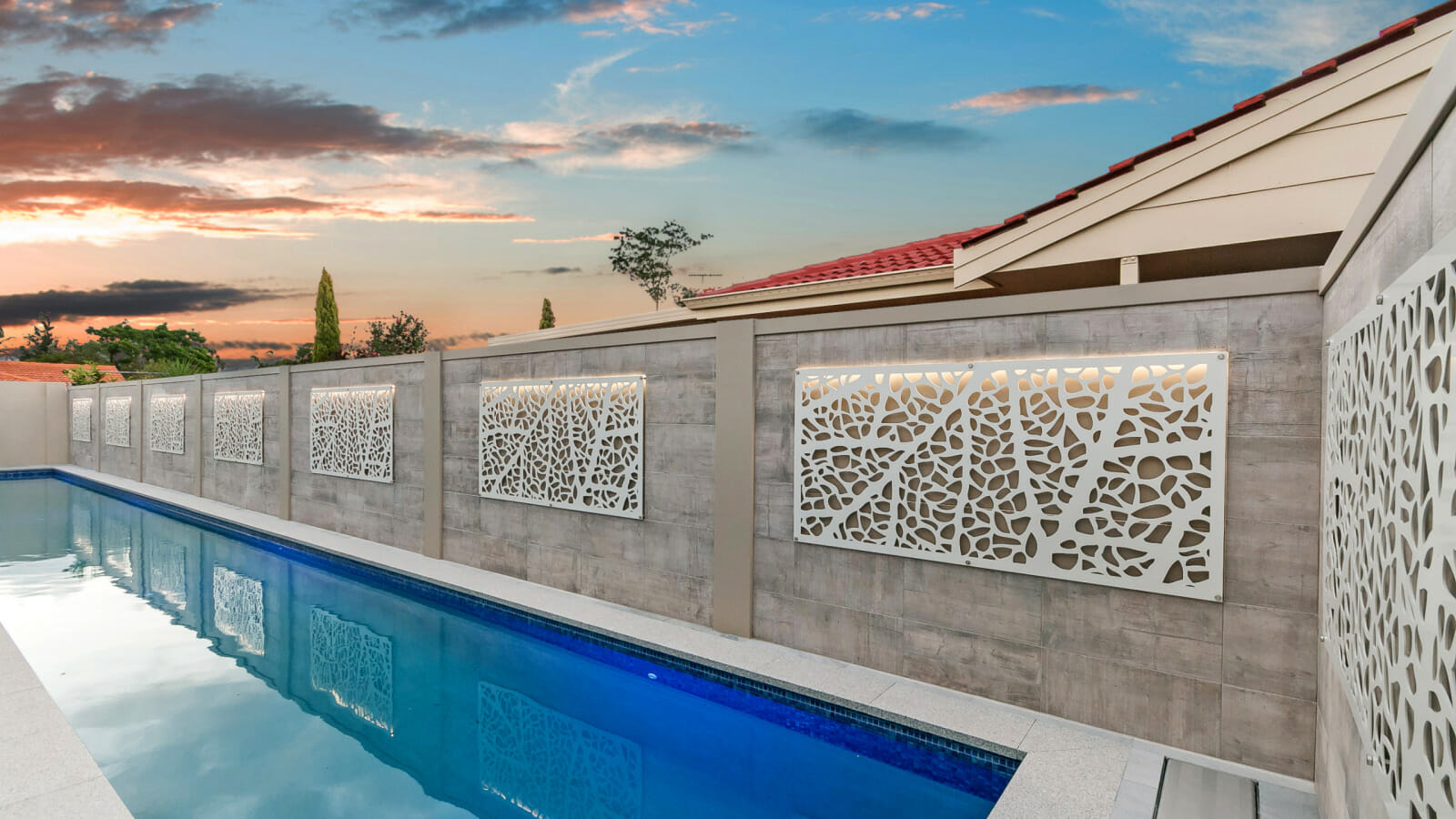 VogueWall® Delivers Stunning Pool Feature Wall | ModularWalls