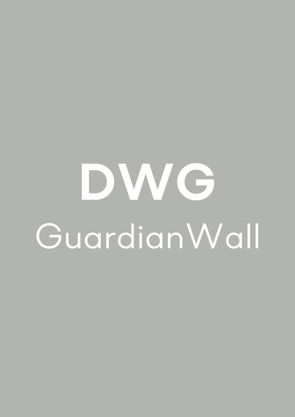 DWG GuardianWall | ModularWalls